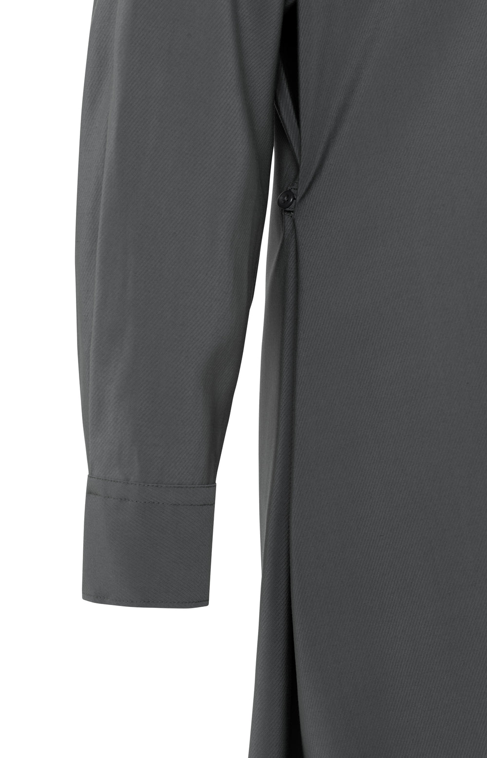 Blousejurk met lange mouwe, knoopjes en plooidetails