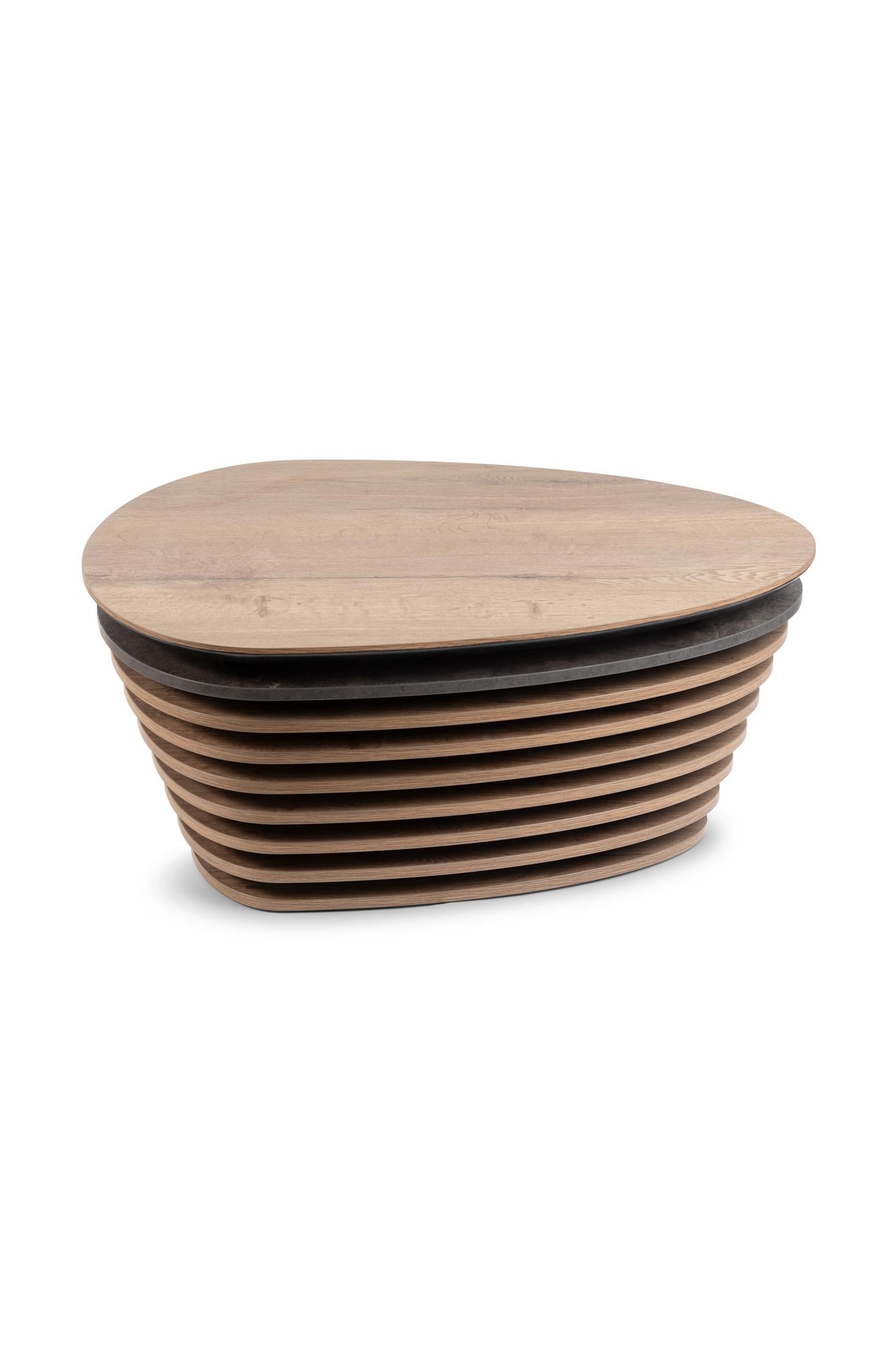 Oval coffee table - large